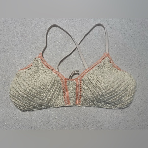 Xhilaration | Swim | Brand New Crochet Swim Top From Xhilaration Cream ...